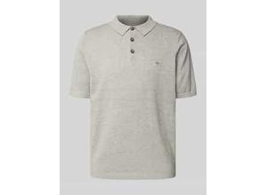 4068544267583 - Regular Fit Poloshirt in Strick-Optik