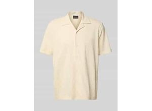 4069469454089 - Relaxed Fit Poloshirt aus reiner Bio-Baumwolle mit Reverskragen
