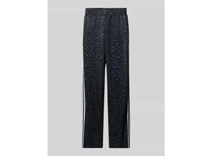 4068808584289 - Sweatpants mit elastischem Bund und Label-Stitching