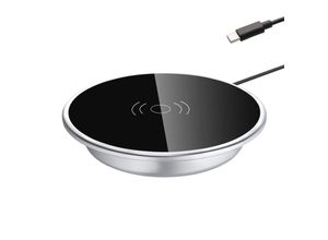 4260642314699 - Qi Einbau Ladegerät 15W Möbel Wireless Charger USB-C Ø 60mm