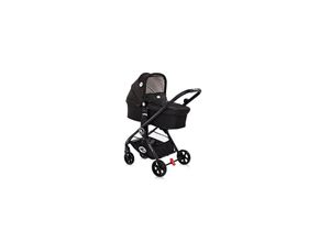 3800151992219 - Kombikinderwagen 2 in 1 Patrizia Babywanne Sportsitz Sitz umkehrbar schwarz