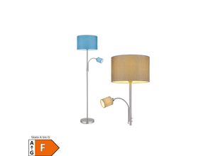 9007371479740 - - Stehleuchte mit Leselampe Stehlampe Schlafzimmer Wohnzimmerlampe stehend Lesespot Fernbedienung dimmbar rgb led 1x 85W 1x 48W h 170 cm