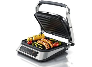 4061474007564 - Arendo Kontaktgrill mit Digitalsteuerung - Tischgrill Sandwichmaker Panini Grill Tischgrill - Abnehmbare & Antihaftbeschichtete Platten 4061474007564 - Arendo Kontaktgrill mit Digitalsteuerung - Tischgrill Sandwichmaker Panini Grill Tischgrill - Abnehmbare & Antihaftbeschichtete Platten