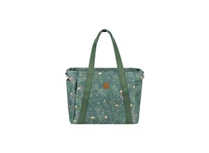 3800171220538 - Kikkaboo Wickeltasche Florence Wickelunterlage Reißverschluss Flaschentaschen grün