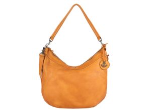 4046478082533 - Hobo HARBOUR 2ND Amar Damen Gr B H T 33cm x 33cm x 14cm gelb (mustard) Rindsleder Taschen