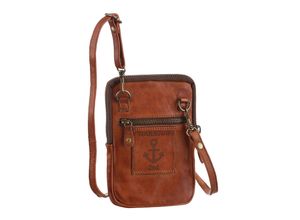 4046478043978 - Mini Bag HARBOUR 2ND Benita Damen Gr B H T 11cm x 16cm x 2cm braun (charming cognac) Leder Taschen aus griffigem Leder mit typischen Marken-Anker-Label