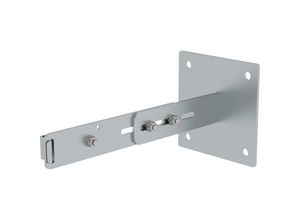 4031405632615 - Munk Günzburger Steigtechnik MUNK verstellbare Wandhalter mit Klemmbügel Stahl verzinkt Wandabstand 275-375mm