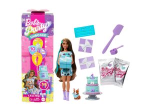 0194735296514 - Puppe Party Unboxed Haustier Geburtstag Serie - blaues Kleid