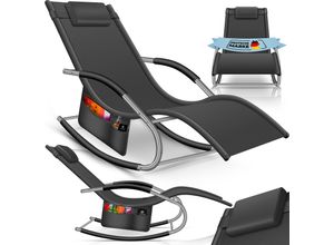 4260635553630 - KESSER® Sonnenliege Relaxliege Schwungliege Gartenliege Gartenstuhl Klappstuhl faltbar Liegestuhl Schaukelsessel ergonomische Relaxsessel wetterfest 150 kg Belastung 4260635553630 - KESSER® Sonnenliege Relaxliege Schwungliege Gartenliege Gartenstuhl Klappstuhl faltbar Liegestuhl Schaukelsessel ergonomische Relaxsessel wetterfest 150 kg Belastung