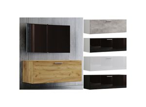 4051814403705 - TV Möbel Wandboard Lowboard hängend Maße H 40 x 115 x T 36 cm Wandschrank - Fernso