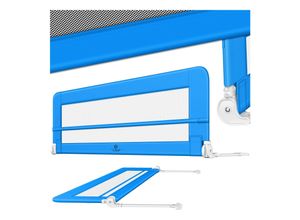 4260663282847 - Bettgitter Bettschutzgitter Kinderbettgitter für Kinder Babybettgitter Kinderbettschutzgitter Blau   100cm - Kesser