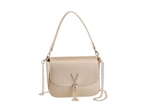 8052790167441 - Schultertasche VALENTINO BAGS SHOULDER BAG Damen Gr B H T 23cm x 17cm x 8cm gold (goldfarben) Lederimitat Taschen mit Ketten Details Handtasche Damen Tasche Damen Schultertasche