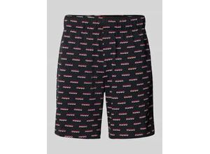 4063547162798 - Shorts aus reiner Baumwolle mit Allover-Logo-Print