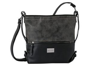 4251234435403 - Umhängetasche TOM TAILOR ELIN Damen Gr B H T 285cm x 26cm x 9cm schwarz Lederimitat Taschen mit seitlichen Zierbändern