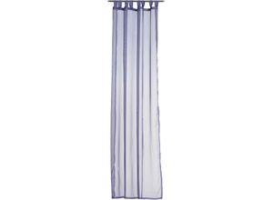4021626242229 - Vorhang GÖZZE Sambia Schlaufenschal Gardinen Gr 255 cm Schlaufen 140 cm lila Schlaufen Gardine HxB 255x140 Voilé Uni