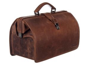 4036266123258 - Weekender GREENLAND NATURE Montana Damen Gr B H T 41cm x 23cm x 20cm braun Büffelleder used vintage Taschen mit geräumigem Hauptfach