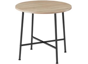 4061173206442 - Esstisch Ennis 80x76cm - Industrial Holz hell Eiche Sonoma
