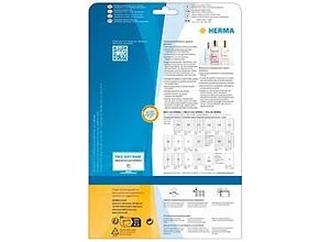 4008705080163 - 8016 Folien-Etiketten 457 x 212 mm Folie glänzend Transparent 1200 St Permanent haftend Laserdrucker Kopierer Farblaserdrucker Farbkopierer