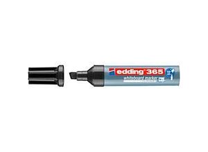 4004764105335 - Whiteboardmarker 365 Schreibfarbe Schwarz Keilspitze Strichstärke 2-7 mm trocken abwischbar mit Kappe nachfüllbar 10 Stück
