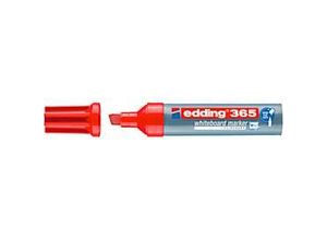 4004764105366 - Whiteboardmarker 365 Schreibfarbe Rot Keilspitze Strichstärke 2-7 mm trocken abwischbar mit Kappe nachfüllbar 10 Stück