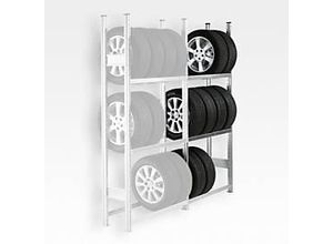 4052939607191 - Räderregal R 3000 Anbauregal H 2490 x B 995 mm 3 Traversenpaare