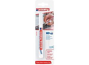 4057305061096 - Industriemarker 8046 Ready white Schreibfarbe Weiß Rundspitze Strichstärke 1-3 mm sofort einsatzbereit hohe Deckkraft wasserfest 1 Stück