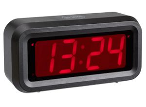 4009816033376 - 60202410 Quarz Wecker Anthrazit Alarmzeiten 1