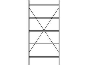 4052941929472 - Fachbodenregal SSI Schäfer R3000 Grundregal 5 verzinkte Böden B 1055 x H 1960 mm 100 kg 4052941929472 - Fachbodenregal SSI Schäfer R3000 Grundregal 5 verzinkte Böden B 1055 x H 1960 mm 100 kg
