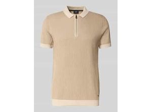 7620698855480 - Slim Fit Poloshirt in Strick-Optik Modell Simeono