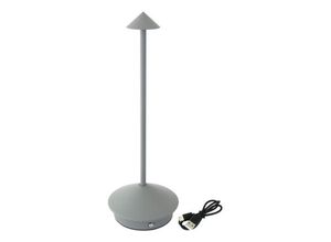 4052304263007 - LED Akku Tischleuchte Robin grau 295 cm mit Touch 2 Lichtfarben kabellos