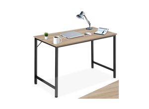 4061173209450 - tectakeÂ® - tisch ecke büro tisch büro tisch - 120 cm industrial hellbraun