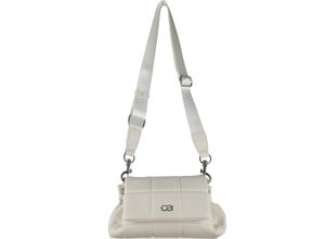 4036673232192 - Umhängetasche Oslo Damen Gr B H T 24cm x 17cm x 9cm onesize beige Lederimitat COLLEZIONE ALESSANDRO Taschen mit modischer Steppung
