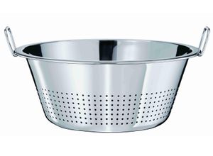 4004293231208 - Seiher RÖSLE silber (edelstahlfarben) H161cm Ø40cm Edelstahl 18 10 Küchensiebe Gemüseseiher in Gastronomiegröße Ø 40 cm spülmaschinengeeignet