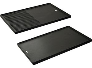 4000591178948 - Grillplattenaufsatz ENDERS SWITCH GRID™ Guss-Wendeplatte 1 2 Chicago (Next) 4 schwarz B24cm H1cm Gusseisen Backbleche passgenau für das SWITCH GRID™ im Chicago 4 und Chicago Next 4