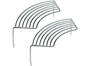 4011964085817 - Warmhalte-Grillrost TEPRO Sacramento San Francisco silber (silberfarben) B147cm H124cm L346cm Ø57cm Edelstahl Grillroste 2er-Set 4011964085817 - Warmhalte-Grillrost TEPRO Sacramento San Francisco silber (silberfarben) B147cm H124cm L346cm Ø57cm Edelstahl Grillroste 2er-Set