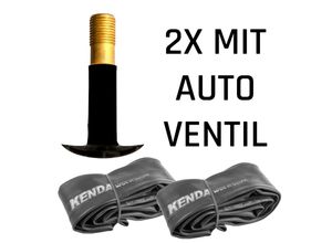 4250845958660 - Fahrradschlauch universal Fahrrad 2 Schläuche 20 x 350 - 400 mit Autoventil 32 mm