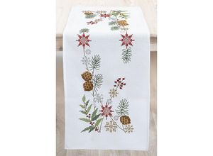 9010251109538 - Stickläufer Weihnachtszeit Winterzeit