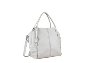 4036673265954 - Schultertasche Basilico Damen Gr B H T 35cm x 31cm x 20cm onesize beige (creme) Polyurethan (PU) COLLEZIONE ALESSANDRO Taschen mit viel Platz und langem Gurt