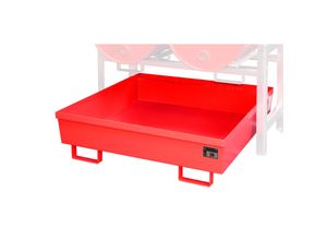 4052462057630 - Auffangwanne FRA-2 1380x580x850mm 280l Feuerrot