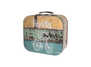 4010537643256 - HMF VKO206 Vintage Koffer aus Holz 25 x 215 x 85 cm Deko Fahrrad