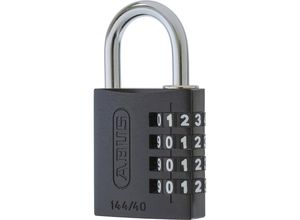 4003318823787 - ABUS Zahlenschloss Aluminium 144 40 Lock-Tag VE 6 Stk schwarz