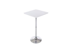 4250420213948 - Stehtisch Quadratisch I Eckige Tischplatte 60 X 60 CM Stabiles Metallgestell