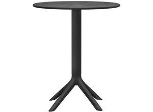 4255716342395 - Tisch Lacota Ø 60 cm I Gartentisch wetterfest und UV-beständig I Runder Balkontisch aus langlebigem Polypropylen