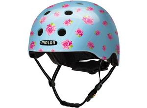 4260243720448 - Melon Helmets Fahrradhelm Flying Roses in Hellblau - 58-63 cm