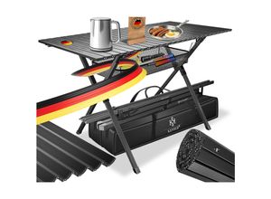4255598355452 - KESSER® Campingtisch faltbar Klapptisch mit Aluminiumrahmen Aufrollbare Tischplatte Falttisch klappbar 145x70x70cm bis 100kg inkl Tragetasche mit Trageband & Netztasche 4255598355452 - KESSER® Campingtisch faltbar Klapptisch mit Aluminiumrahmen Aufrollbare Tischplatte Falttisch klappbar 145x70x70cm bis 100kg inkl Tragetasche mit Trageband & Netztasche
