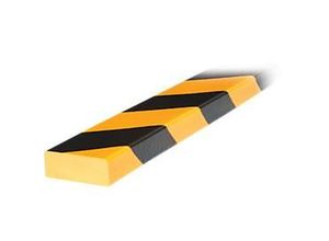4251182800087 - Flächenschutzprofil Typ d selbstklebend 1 Meter Flächenschutz Wandschutz Schutzprofil Made in Germany - Farbegelb schwarz - Knuffi 4251182800087 - Flächenschutzprofil Typ d selbstklebend 1 Meter Flächenschutz Wandschutz Schutzprofil Made in Germany - Farbegelb schwarz - Knuffi
