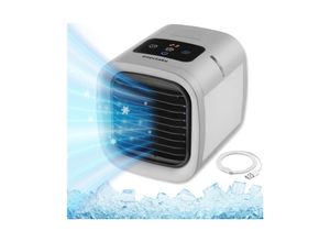 4061173282408 - tectake® Luftkühler 3in1 5 Geschwindigkeits- und 2 Kühlstufen Wassertank 250 ml mit verstellbaren Lamellen