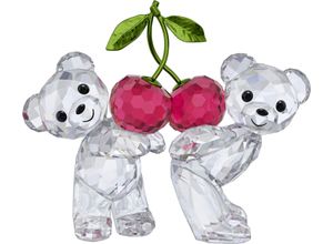 9009656753934 - Dekofigur SWAROVSKI Kristallfigur Sammelfigur Kris Bär Immer zusammen 5675393 Dekofiguren Gr B H 27 cm x 54 cm Kris Bären mit Kirsche bunt (kristallweiß rot grün schwarz) Weihnachtsengel Weihnachtsfiguren Kristall