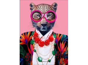 4019449503610 - Glasbild CAT WITH GLASSES II