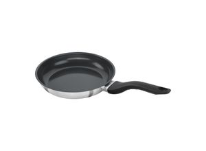 4009839697234 - Henckels by Zwilling Bratpfanne Stream Ceramic  Schwarz  Silber  Metall  rund  ergonomischer Griff  Kochen Pfannen Bratpfannen